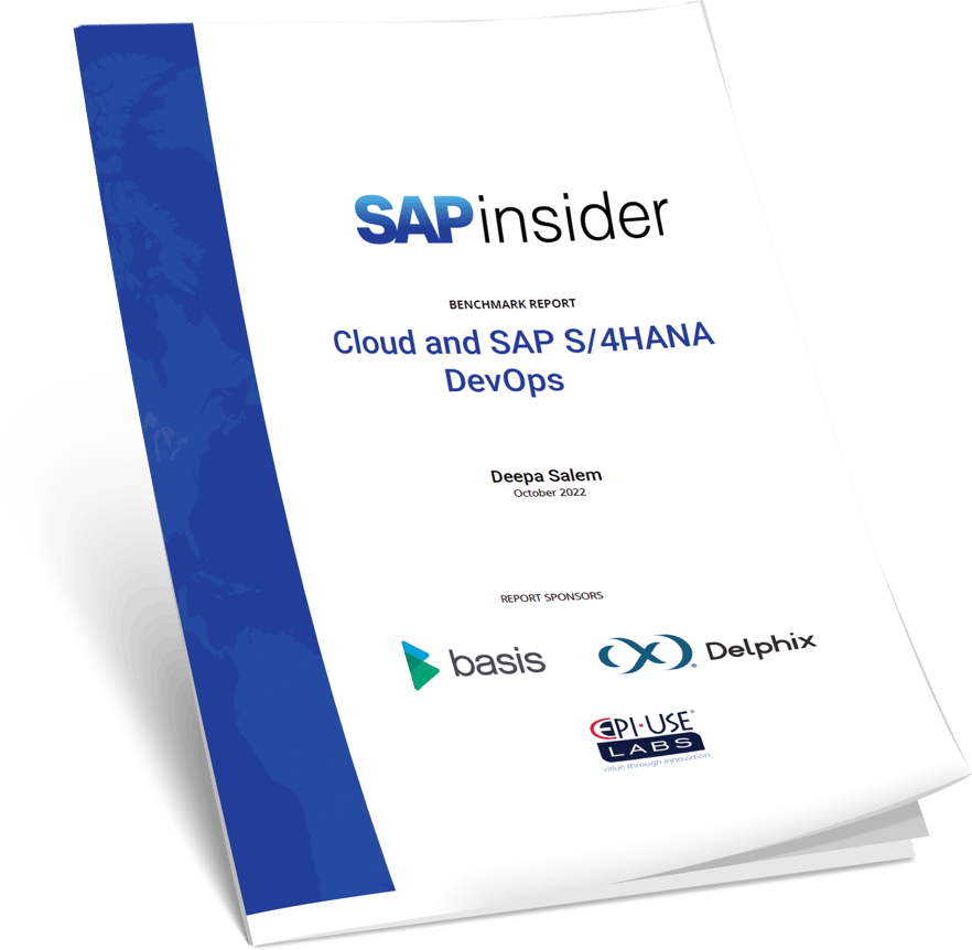 Benchmark Report: Cloud and SAP S/4HANA DevOps: Download Benchmark Report: Cloud and SAP S/4HANA DevOps: Download